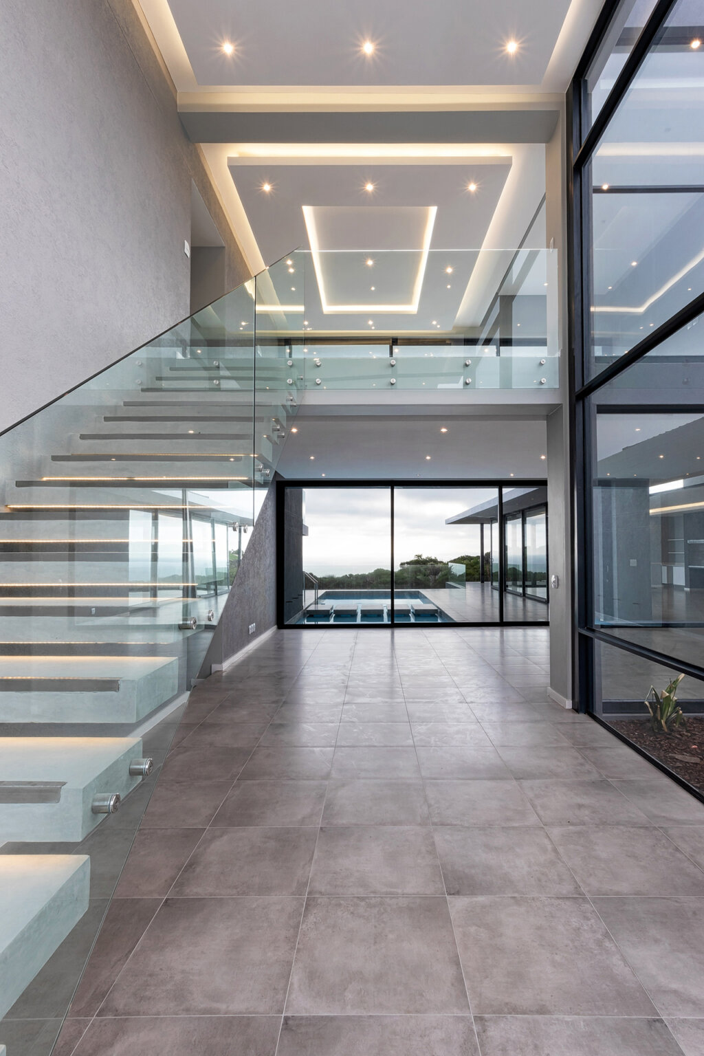 Exposed truss and bulkhead ceilings - Gridline